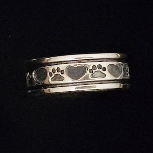 Sterling Silver Dog Ring Sterling Silver Paw Ring Sterling | Etsy