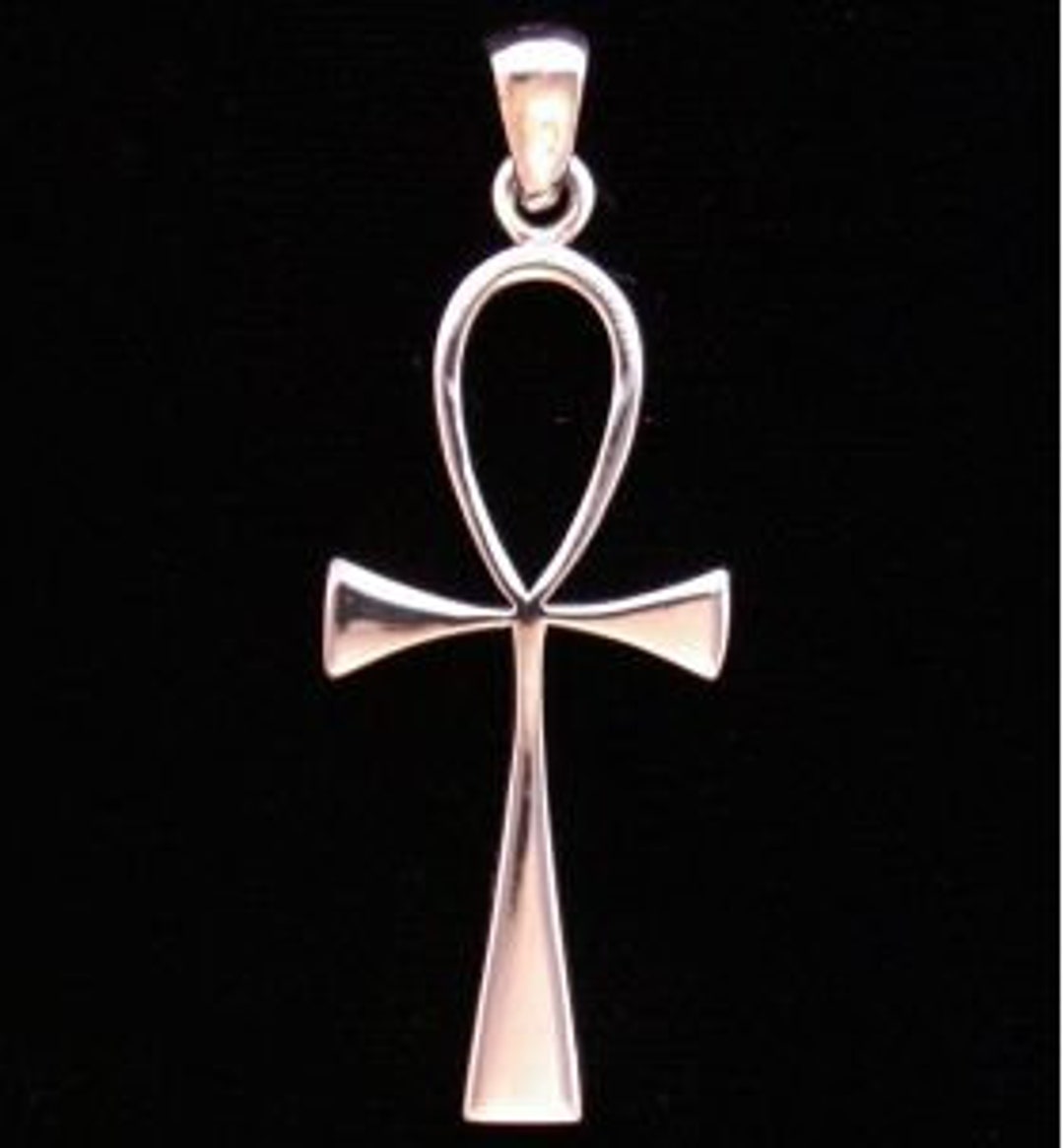 Sterling Silver || Ankh Minimalist Design || Available in Two Sizes - Etsy