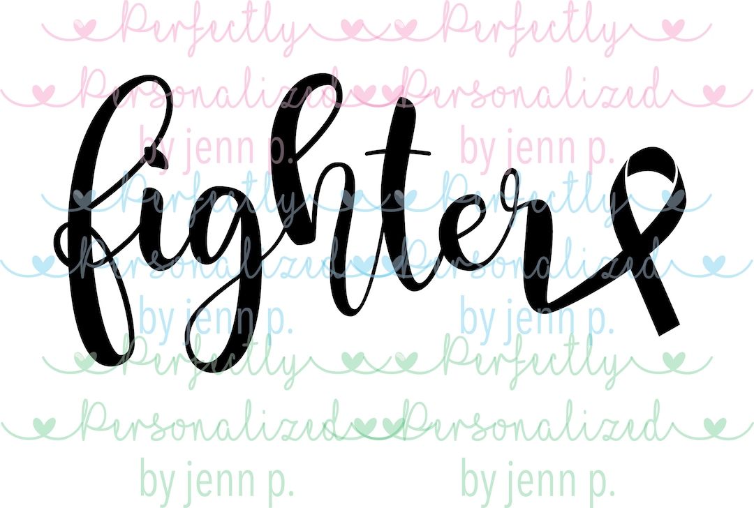 Breast Cancer Fighter, Pink Ribbon, SVG Cut File, Original Digital ...