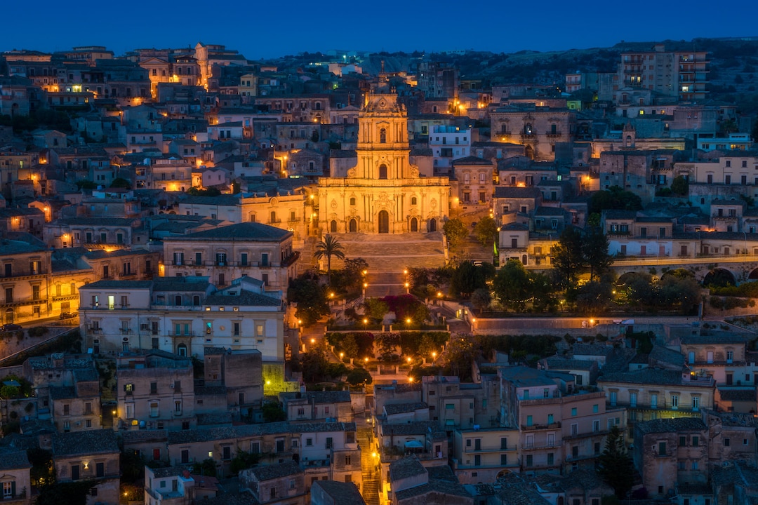 Sicily Photography, Modica, Landscape, Panorama, Sunset, Night, Baroque ...
