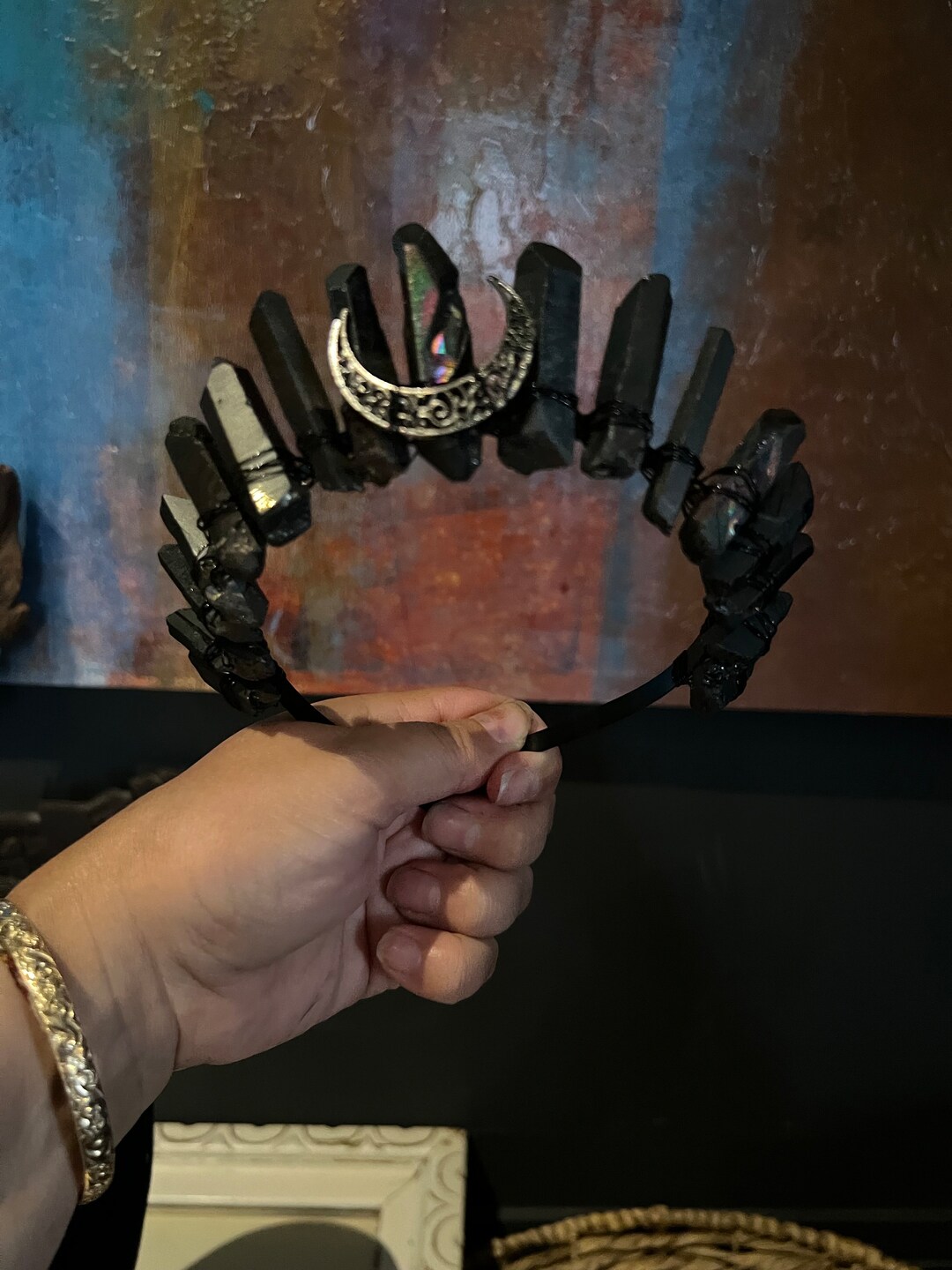 Hecate Dark Goddess Crown - Etsy