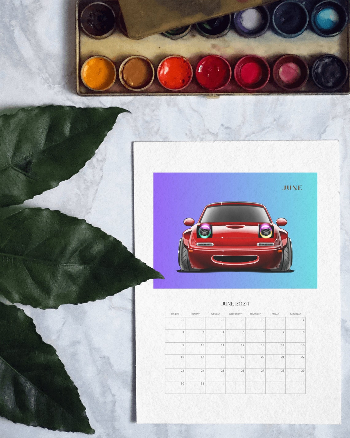 Printable 2024 Calender Jdm Theme Jdm Cars Calendar Car - Etsy