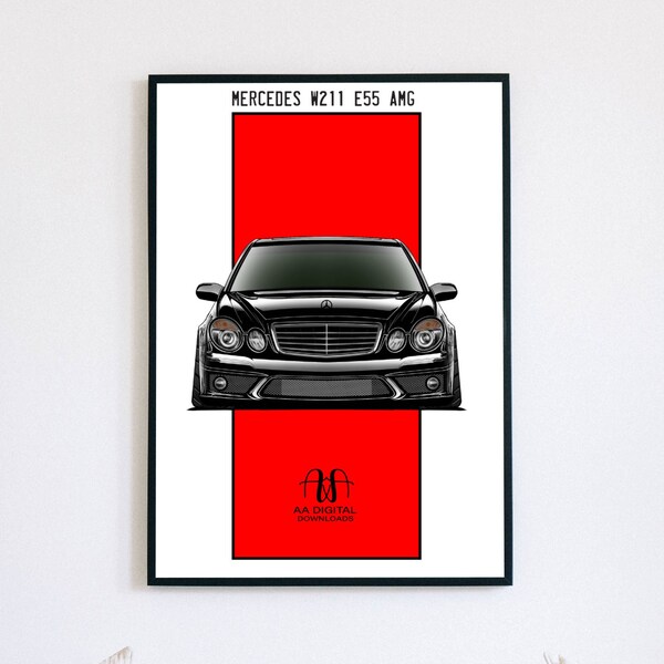 Mercedes Amg Drawing - Etsy