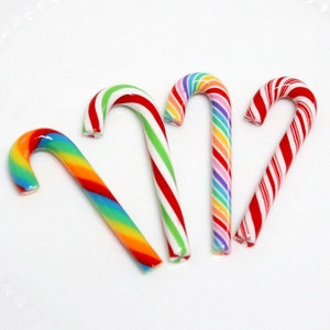 Rainbow Candy Polymer Clay Cane RCA723 - Etsy