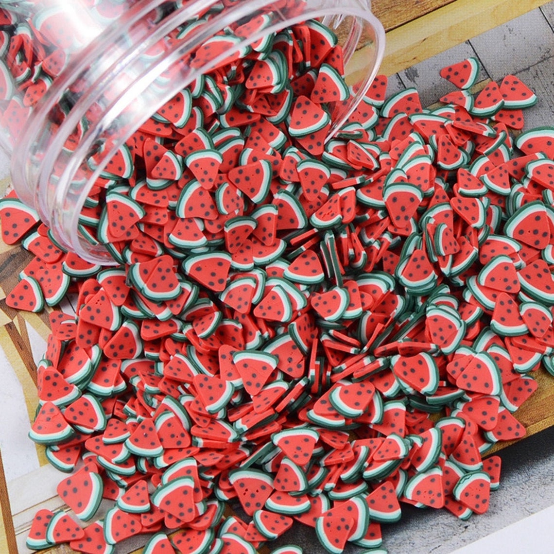5mm Watermelon Polymer Clay Slices SPRT02 - Etsy