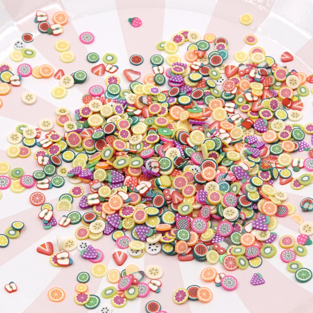 5mm Assorted Polymer Clay Fruit Slices SPRT01 - Etsy