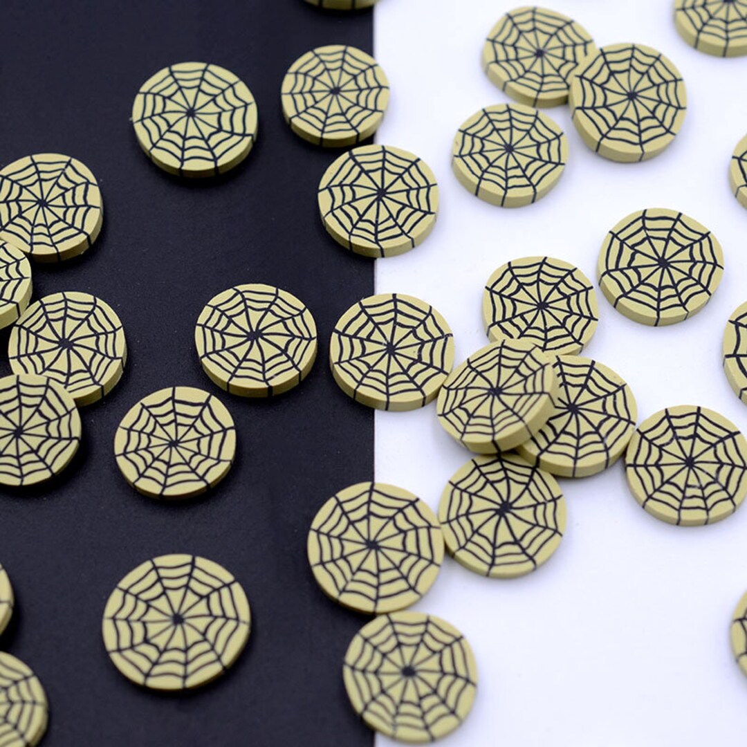 500g Spider Web Polymer Clay Fimo Slices Sprinkles for DIY Crafts ...