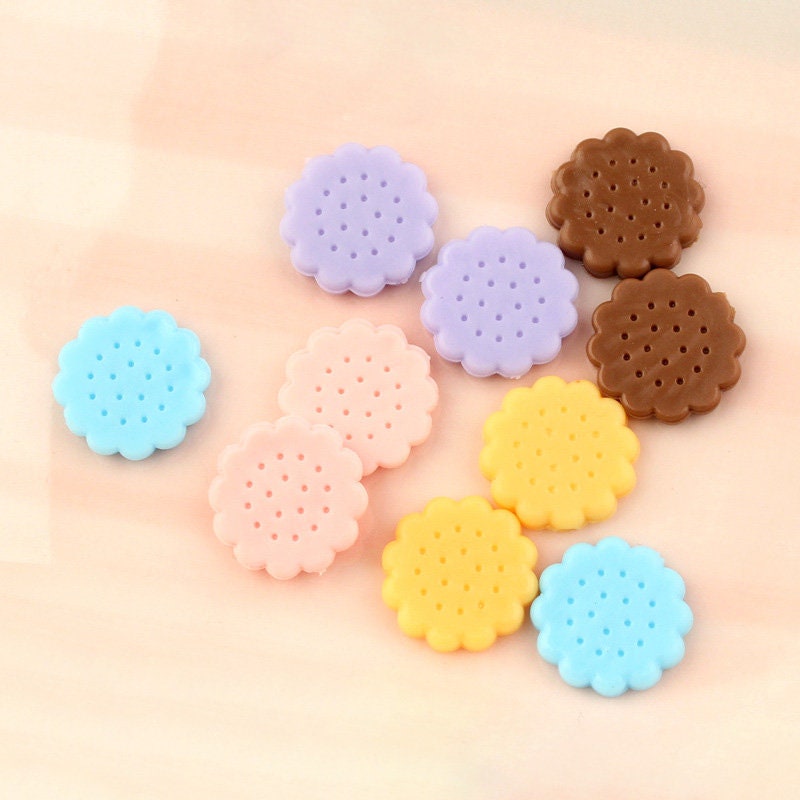 PVC Soft Biscuits Resin Charms Cabochons Ornament or Scrapbook - Etsy