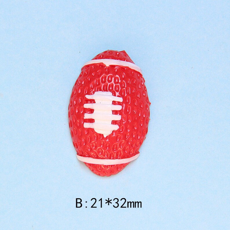 Basketball Football Baseball Etc.resin Charms Cabochons - Etsy