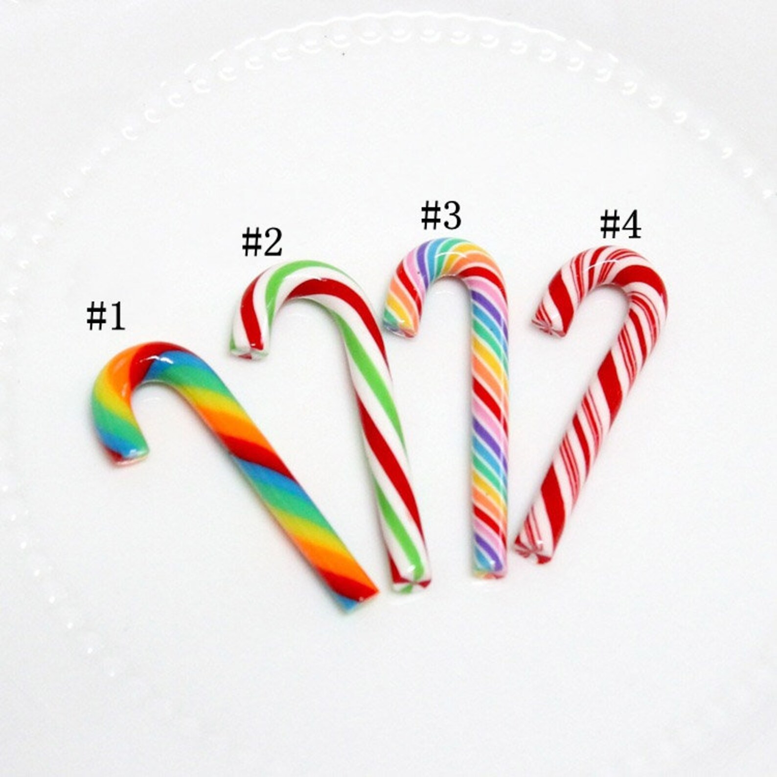 Rainbow Candy Polymer Clay Cane RCA723 - Etsy