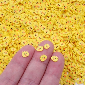 500g 5mm Little Yellow Duck Polymer Clay Slice RT25 - Etsy