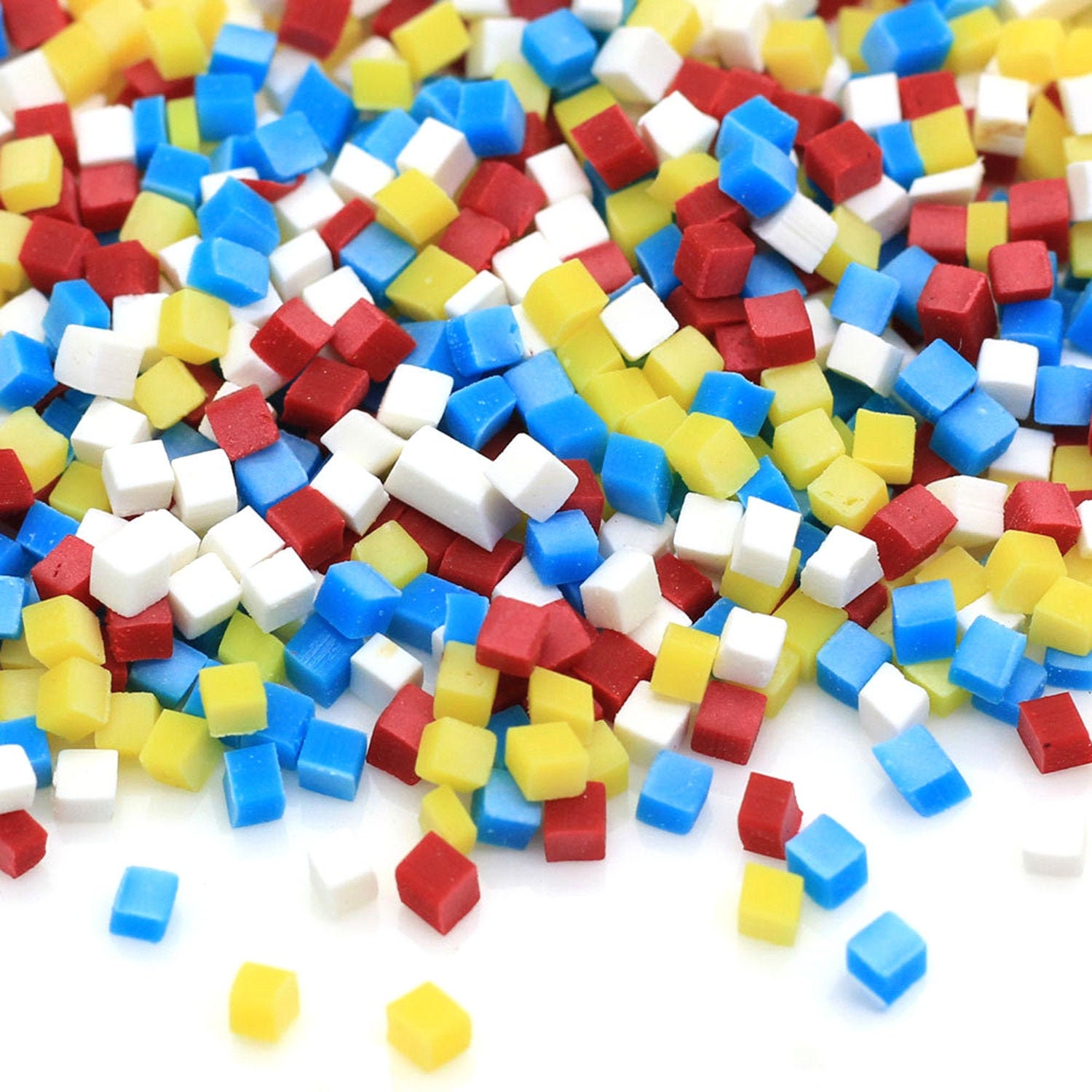 Fake Fruit Granules Polymer Clay Cube RC002 | Etsy