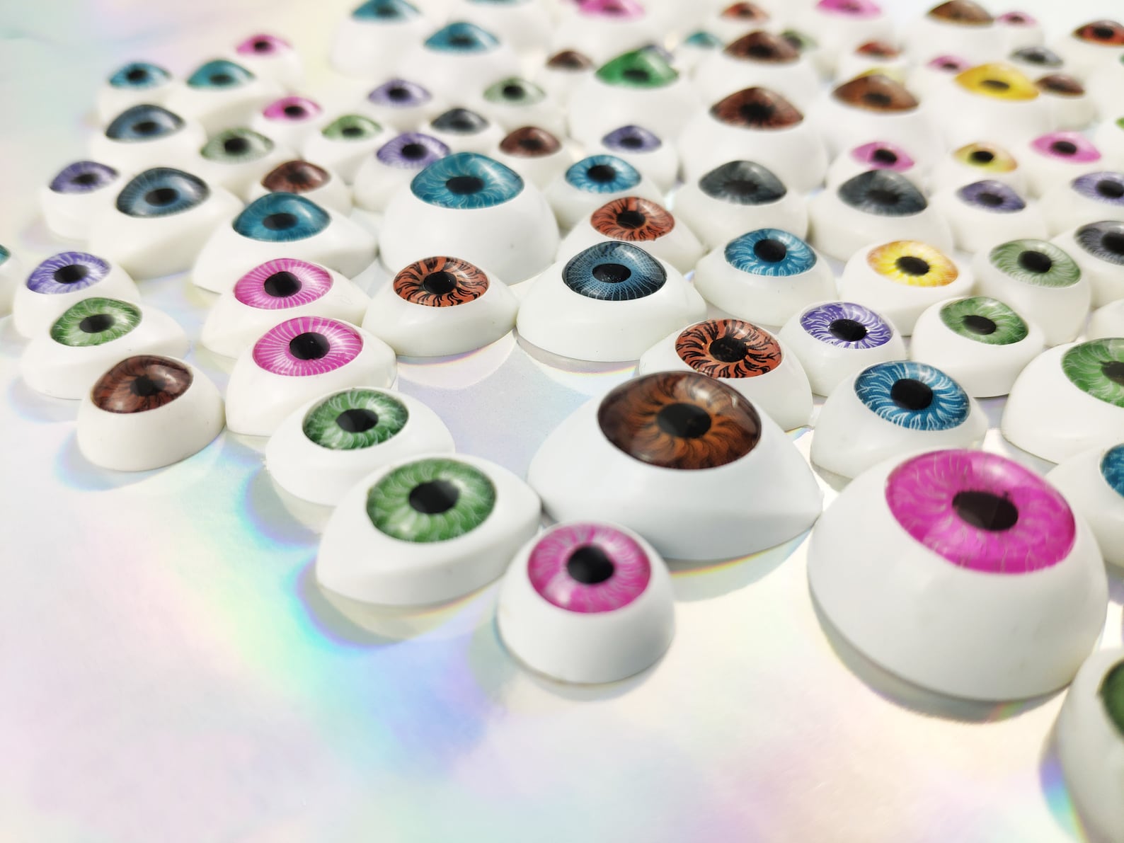 100 Mix Color Resin Eyes Resin Eyeball Resin Eye Cabochon | Etsy