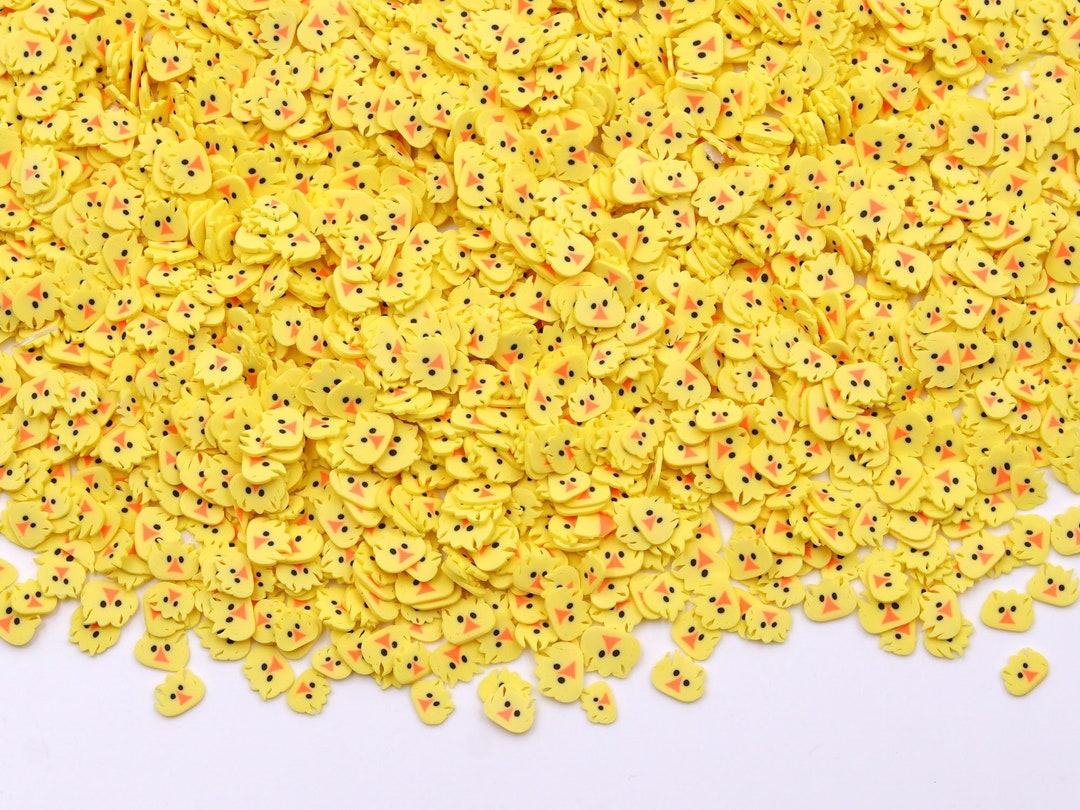 500g 5mm Little Yellow Duck Polymer Clay Slice RT25 - Etsy