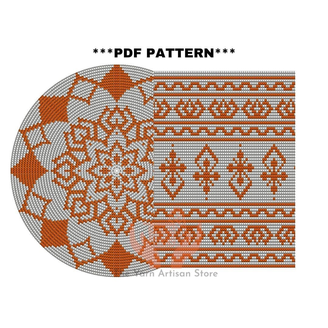 Lotus Crochet Pattern Lotus Flower Crochet Orange Bag Pattern - Etsy