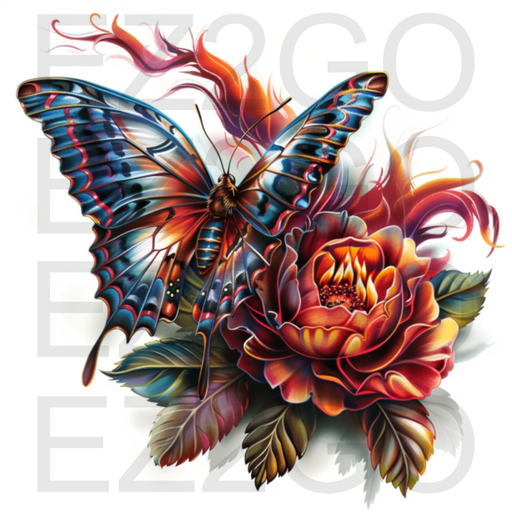 Tattoo Templates, Butterfly Tattoo, Rose Tattoo, Tattoo Artist ...