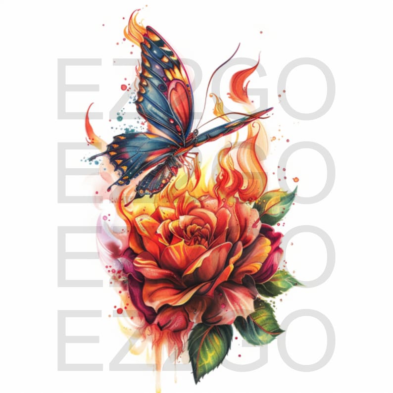 Tattoo Templates, Butterfly Tattoo, Rose Tattoo, Tattoo Artist ...