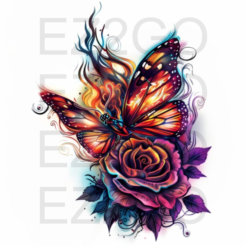 Tattoo Templates, Butterfly Tattoo, Rose Tattoo, Tattoo Artist ...