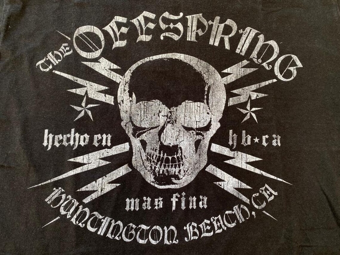 Vintage the Offspring Skull L Size - Etsy