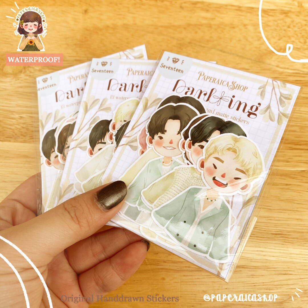 Seventeen Sticker Pack, DARLING Sticker Pack, FTS Stickers, Kpop Laptop ...