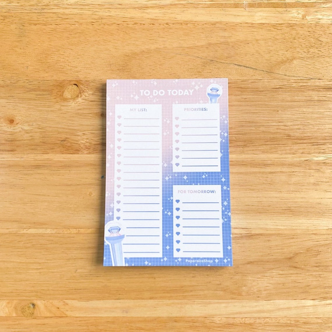 Seventeen Carat Notepad 4 X 6 Memopad Planner Pad Seventeen - Etsy