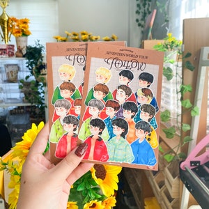 SVT Follow Tour Concert Sticker Pack, Seventeen Sticker Pack, | FSP020 ...