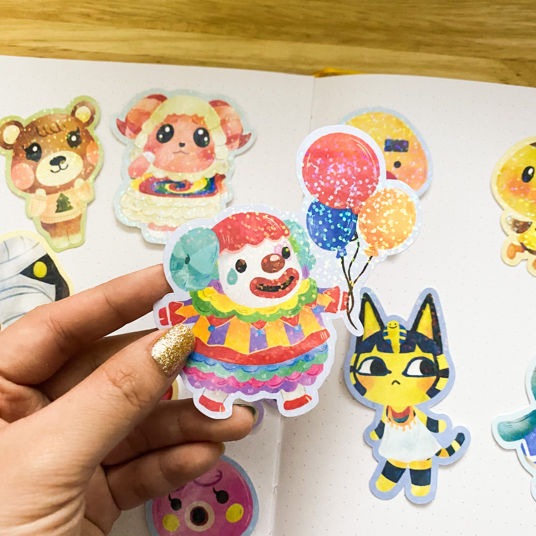 Animal Crossing Vinyl Stickers ACNH Stickers Dom Stickers - Etsy