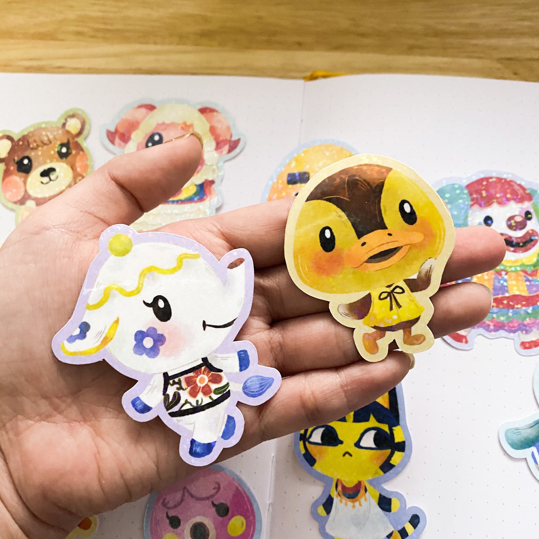 Animal Crossing Vinyl Stickers ACNH Stickers Dom Stickers - Etsy