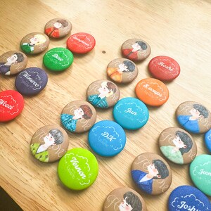 SVT Follow Tour Members Button Pins, Seventeen Button Pin FBP023 ...