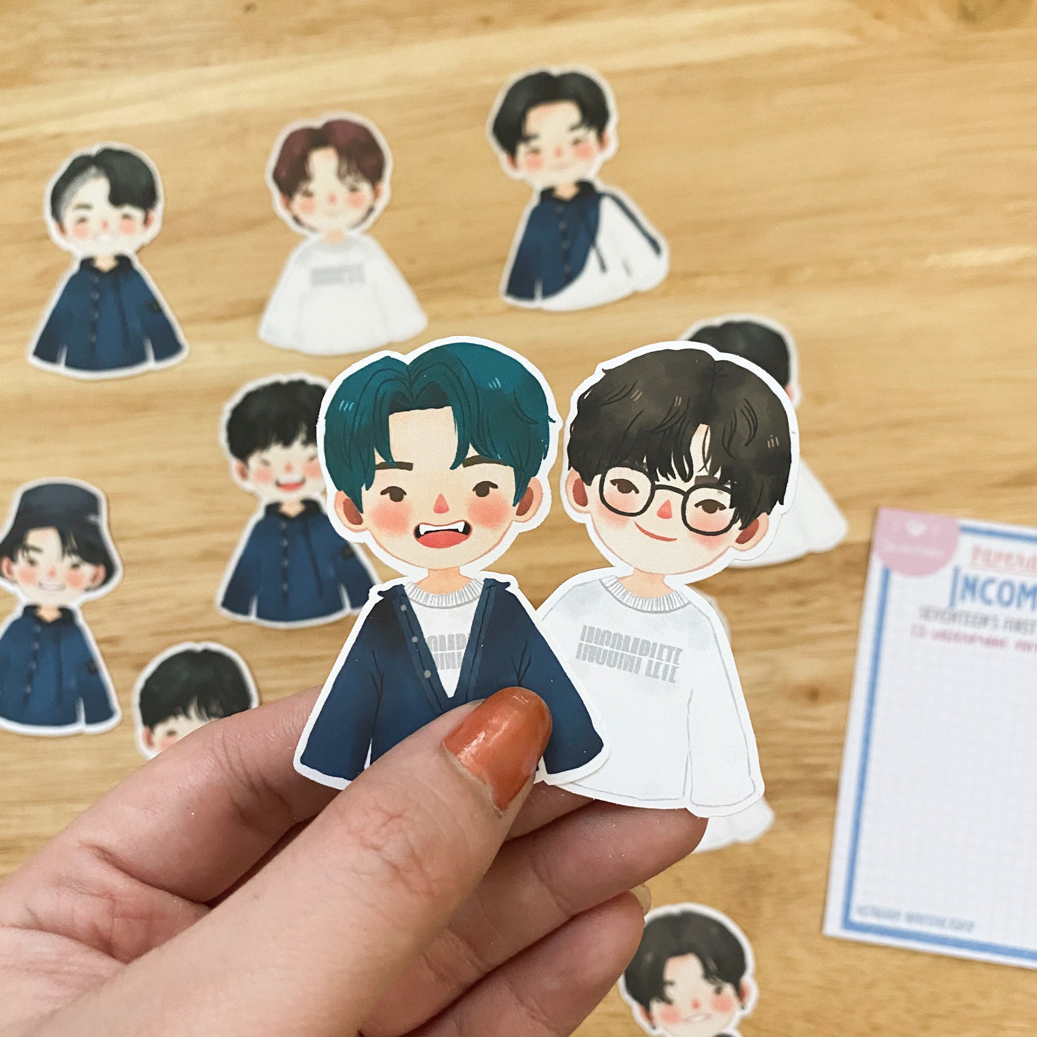Seventeen Sticker Pack INCOMPLETE Sticker Pack KPOP | Etsy