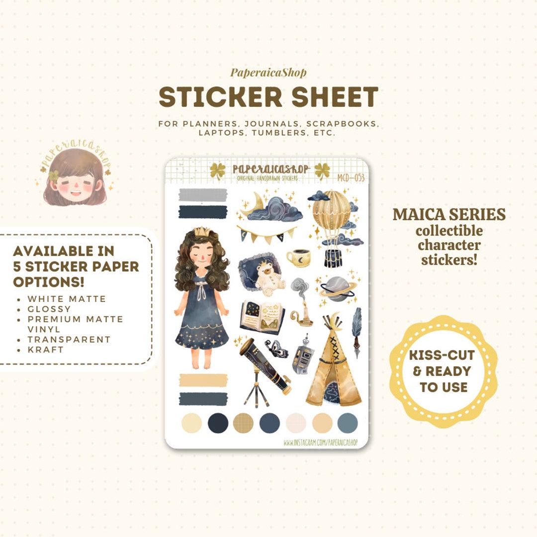 Dream Explorer Sticker Sheet | Dream Stickers, Sweet Dreams Sticker ...