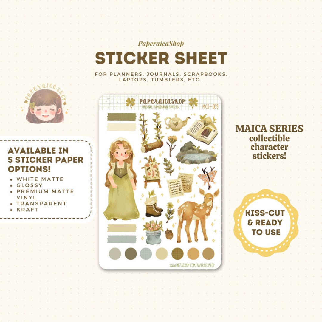 Cute Folklore Sticker Sheet | Taylor Swift Folklore Stickers ...