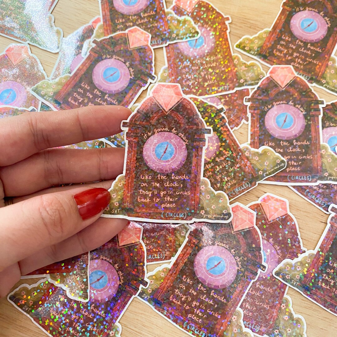 SVT Circles Vinyl Stickers, Seventeen Songs, SVT Songs, FVS041 ...