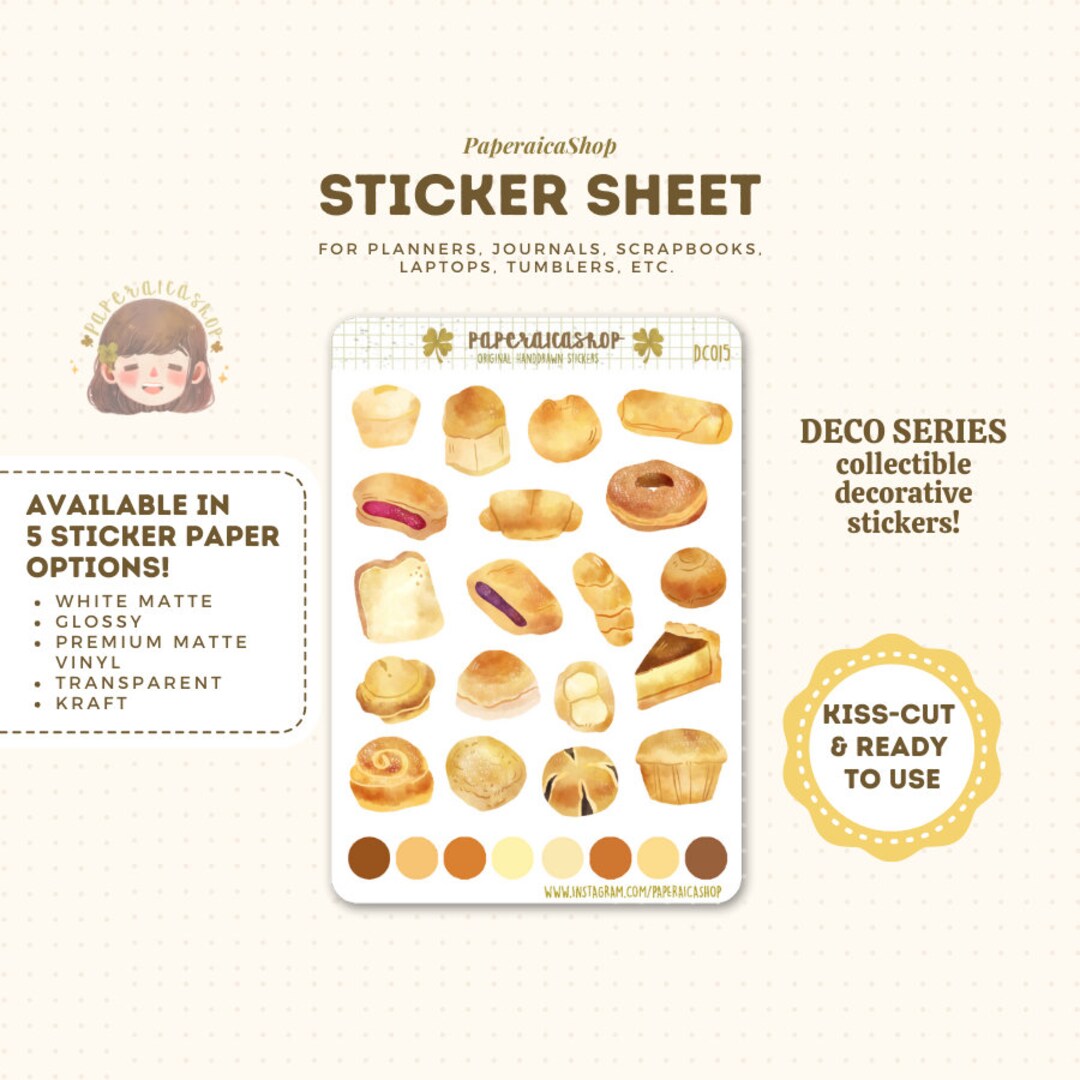 Bread Stickers, Local Bakery Stickers, Asian Bread Stickers, Panaderia ...