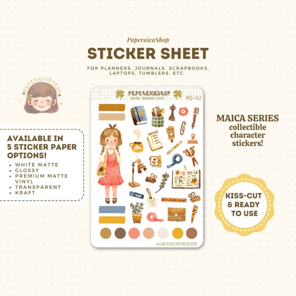 Planner Girl Clipart - Etsy