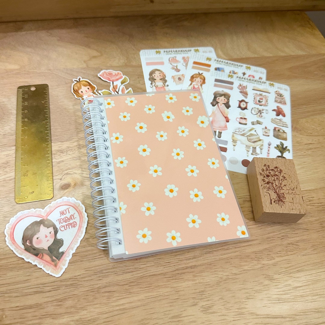 Pink Daisy Reusable Sticker Book, Sticker Release Paper Book | SBL003 ...