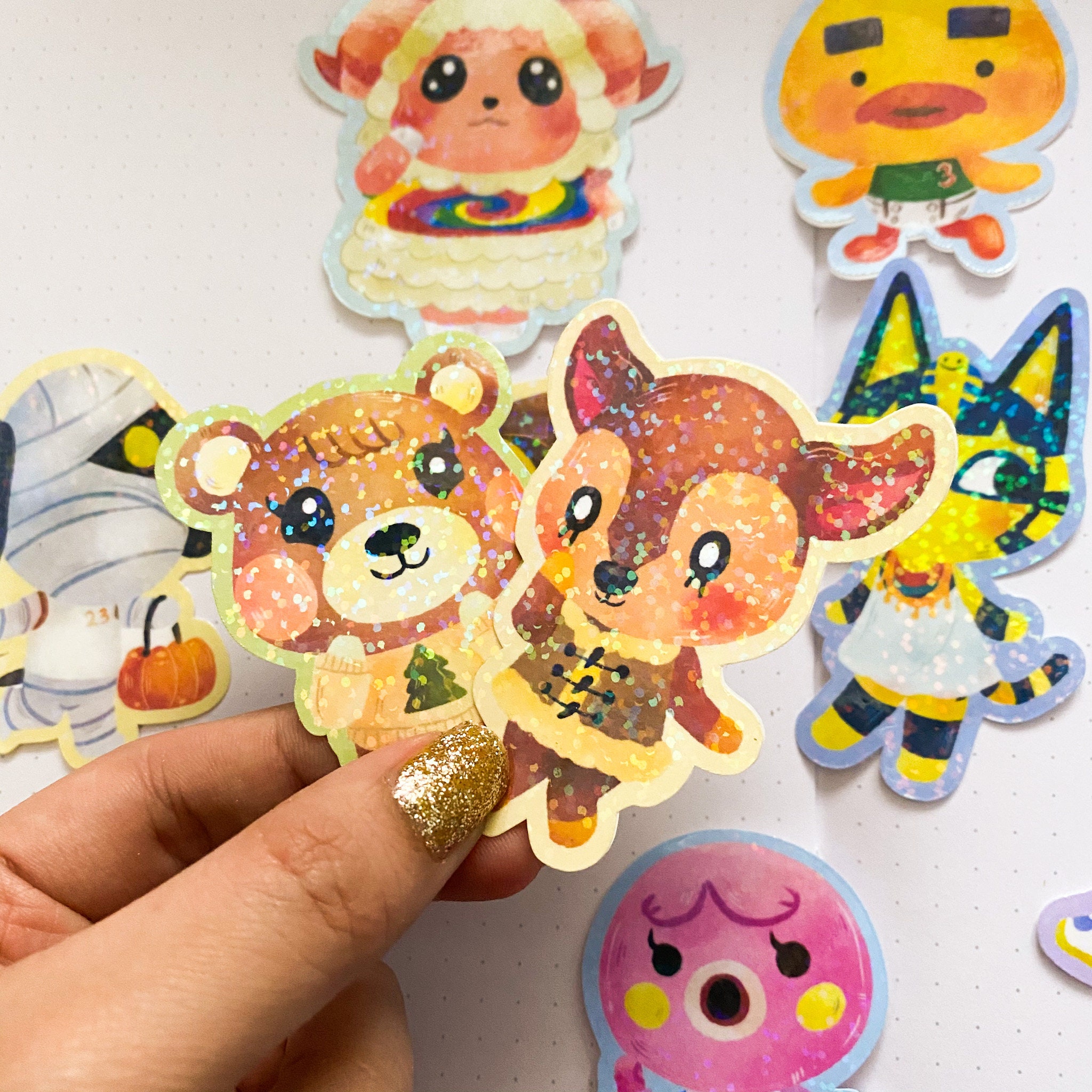 Animal Crossing Vinyl Stickers ACNH Stickers Dom Stickers - Etsy