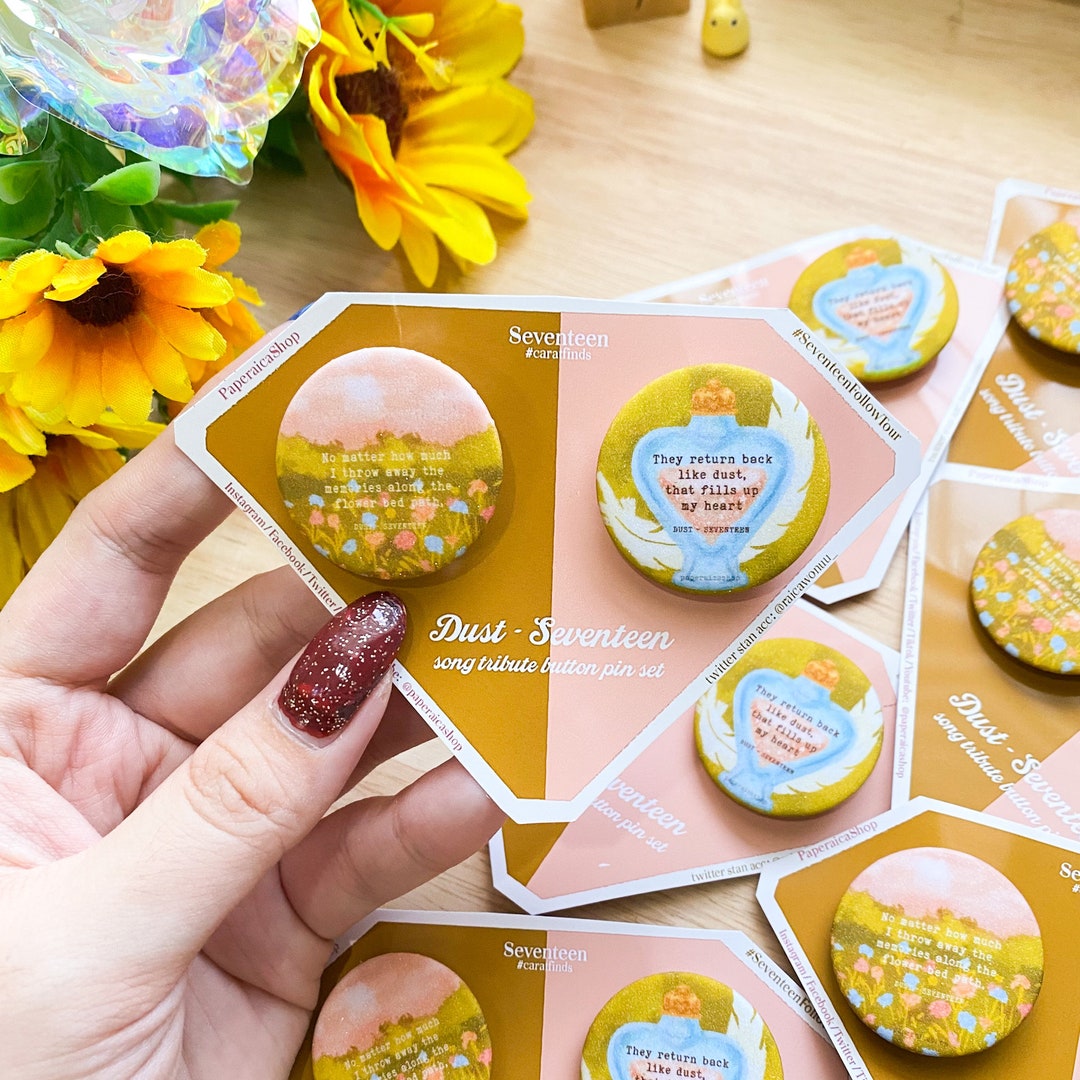 Seventeen SVT Dust Button Pins, Seventeen Pins, Hoshi Pins, Wonwoo Pins ...