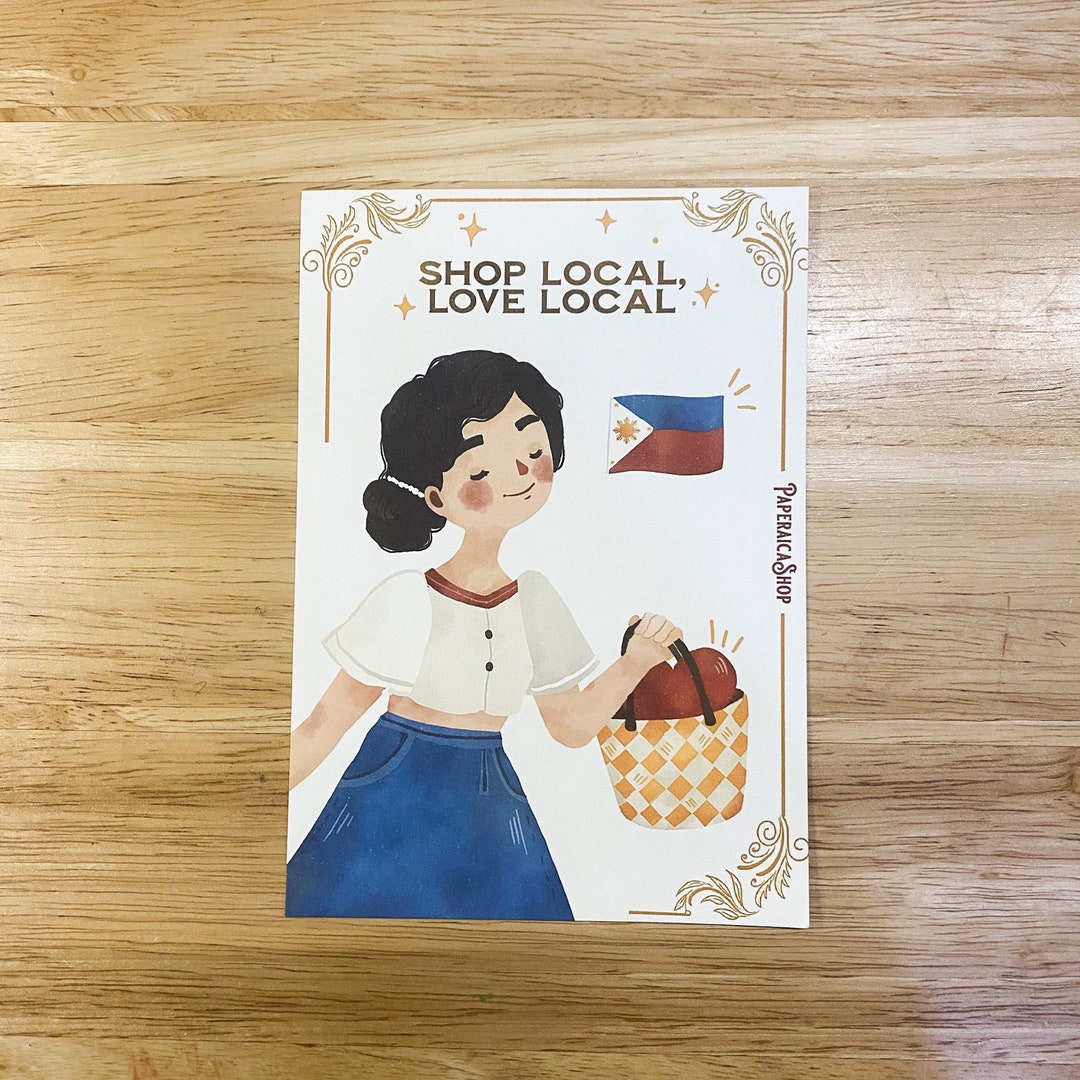 Shop Local Postcard, A6 Postcard, Forest Print, Greeting Card, Pinoy ...