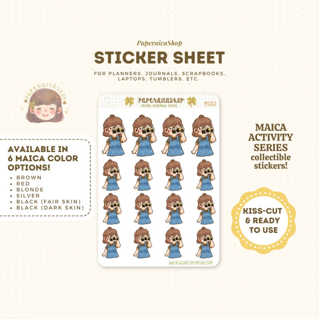 Snapshoot Stickers, Camera Stickers, Travel Stickers, Vlog Stickers ...