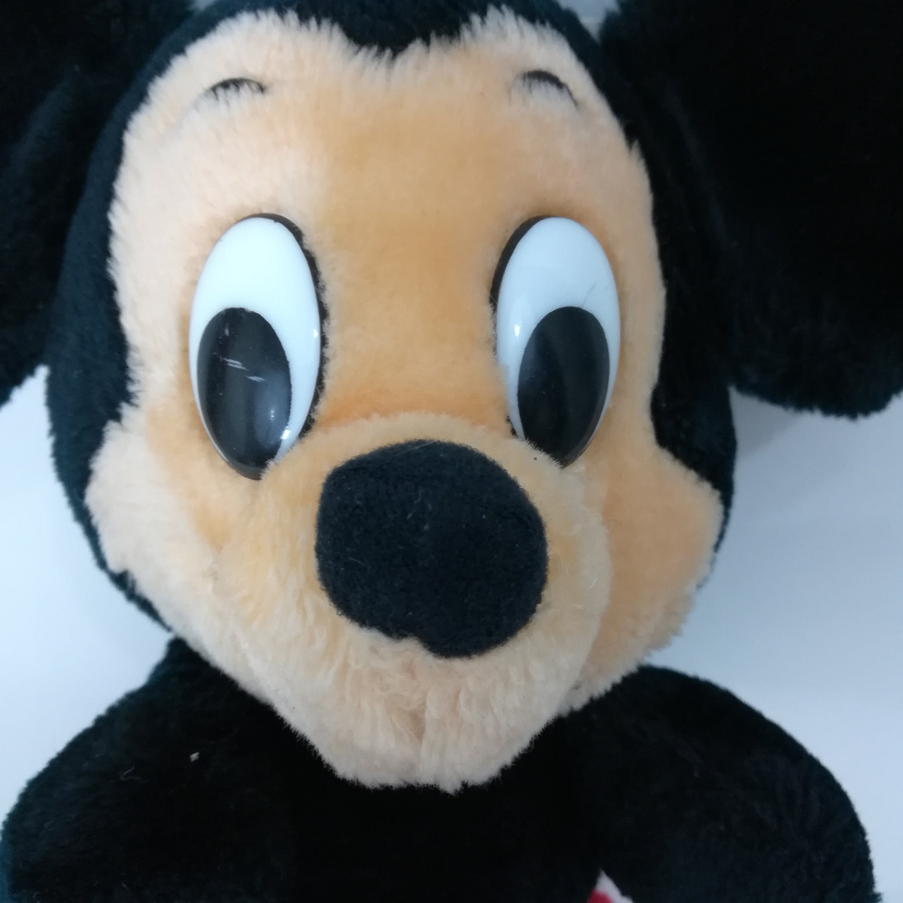 Vintage Stuffed Mickey Mouse Plush Sitting Made in Korea Animal Toy 10 ...