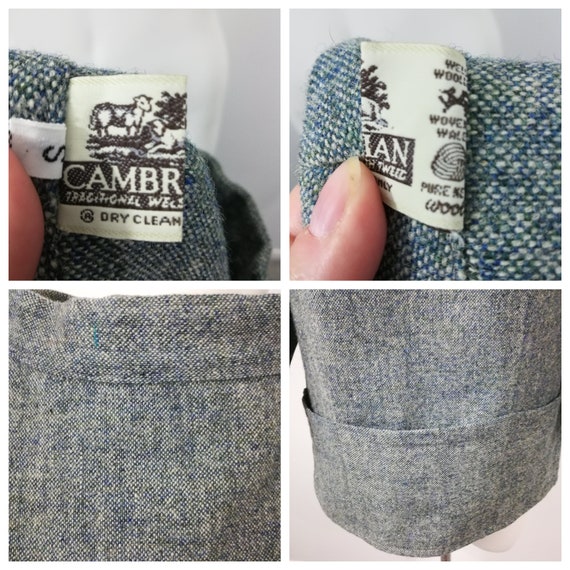 Vintage Cambrian Traditional Welsh Tweed Shirt Size S… - Gem