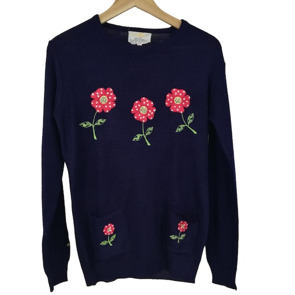 Polka Dot Sweater - Etsy