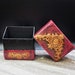 Textured Scroll Design Sculpted Small Altered Box/stash Box, Upcycled ...