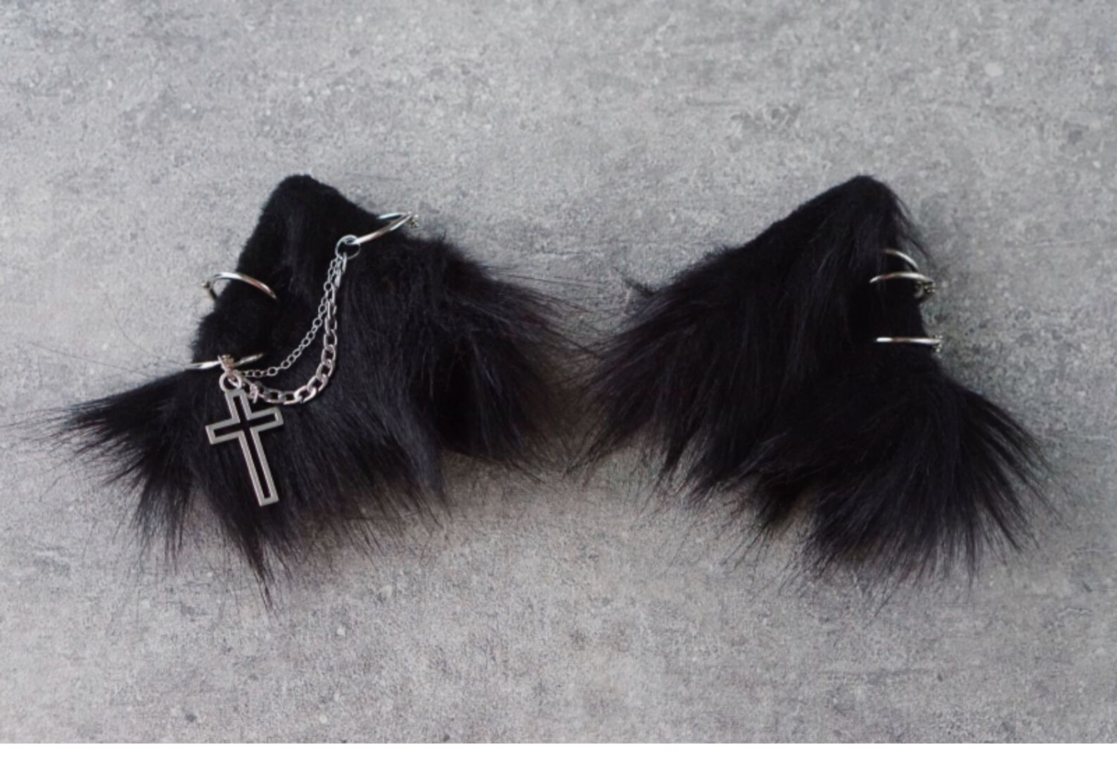 Kitten Black Ears-cosplay Cat Ear Cat Hairclip Earscosplay - Etsy