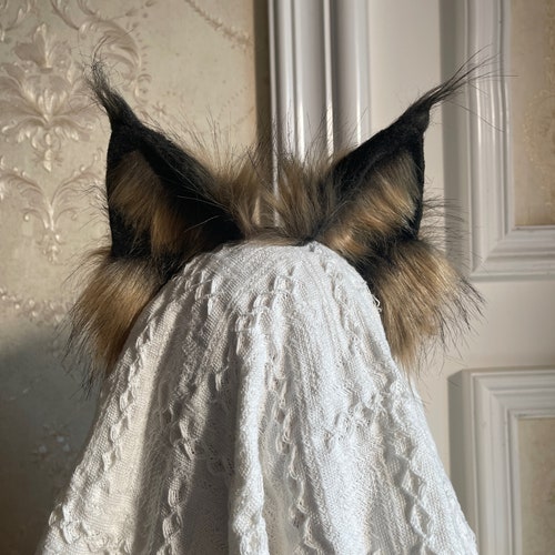Brown Bobcats Ears-realistic Animal Ears-beast Ears - Etsy
