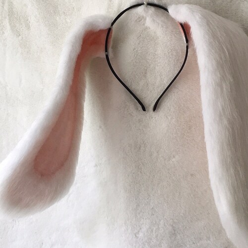 Realistic Gray Rabbit Ears-halloween-lolita-party Ear-floppy - Etsy