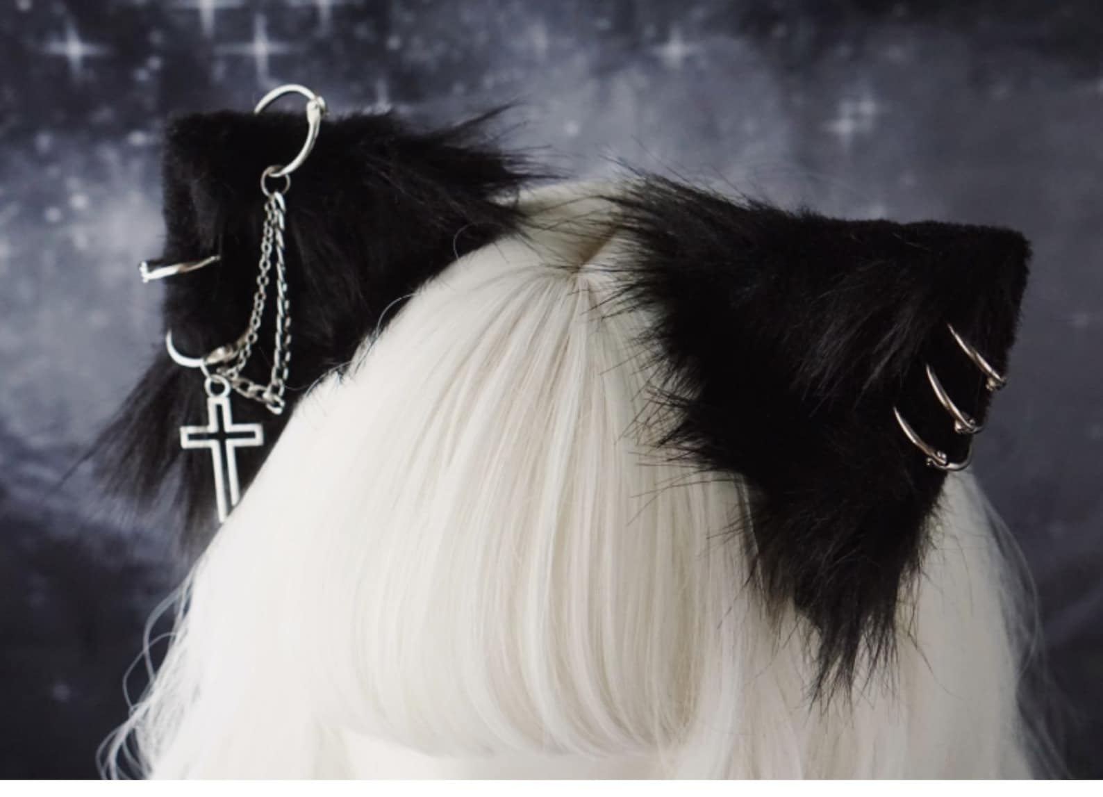 Kitten Black Ears-cosplay Cat Ear Cat Hairclip Earscosplay - Etsy