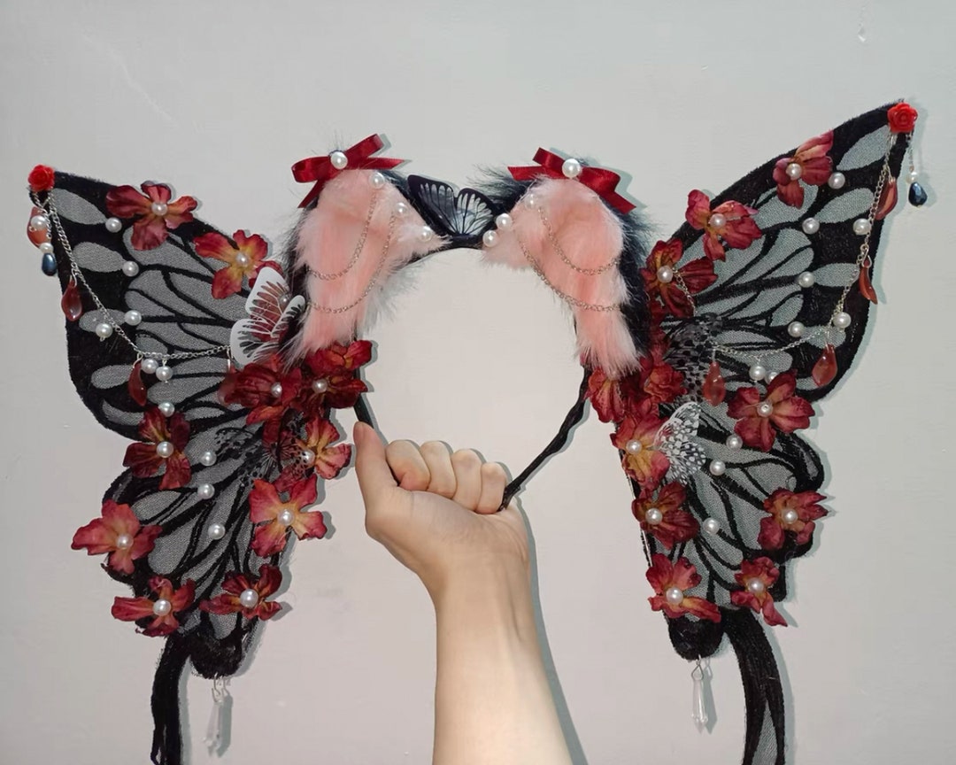Butterfly Ears-cosplay Cat Ear, Making Ears by Hand，cosplay Ear, Anime ...
