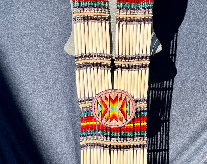 Womens Beaded Bone Breastplate - Etsy